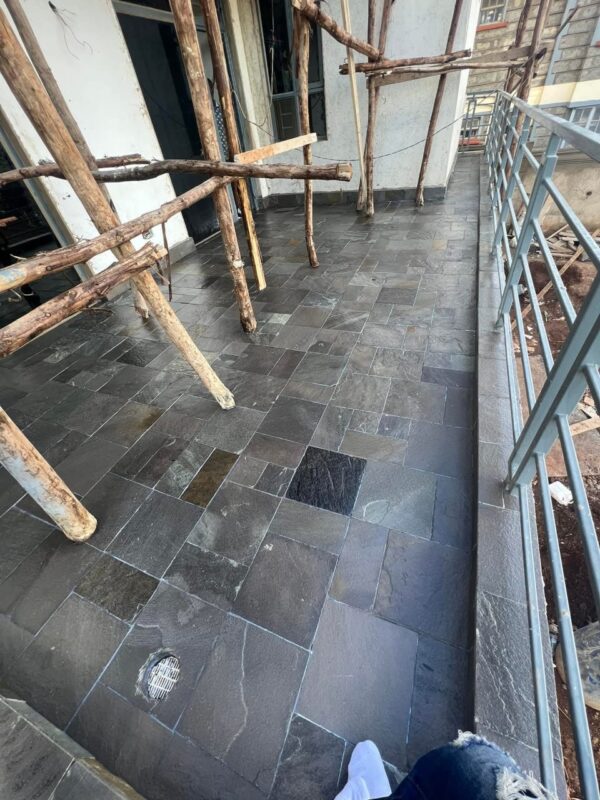 Mazeras Floor Installation in Nairobi - BV Natural Stones